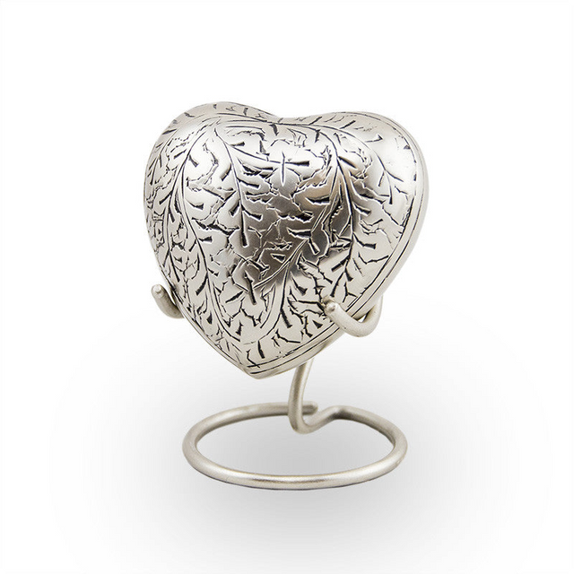Cremation Heart Keepsakes With Stands - OneWorld Memorials™