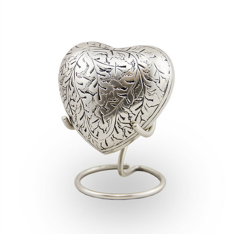 Cremation Heart Keepsakes With Stands - Oneworld Memorials™