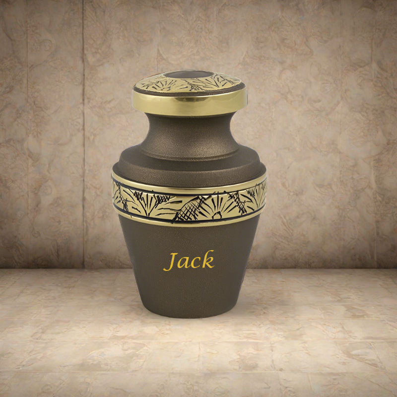 Rustic Bronze Keepsake Urn | Oneworld Memorials