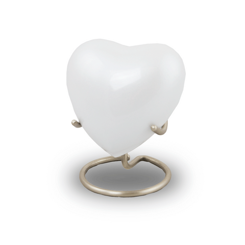 Cremation Heart Keepsakes With Stands - Oneworld Memorials™