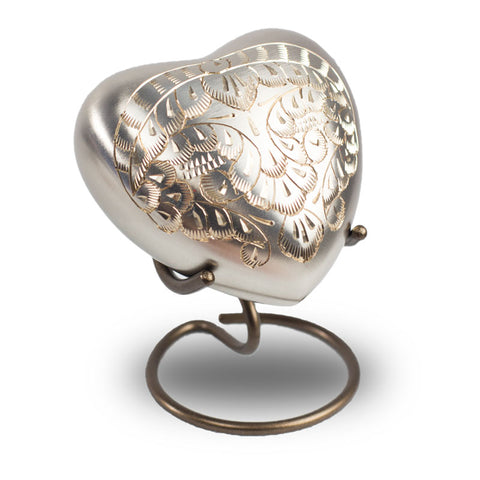 Cremation Heart Keepsakes With Stands - Oneworld Memorials™