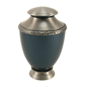 Artisan Indigo Cremation Urn In Large | OneWorld Memorials