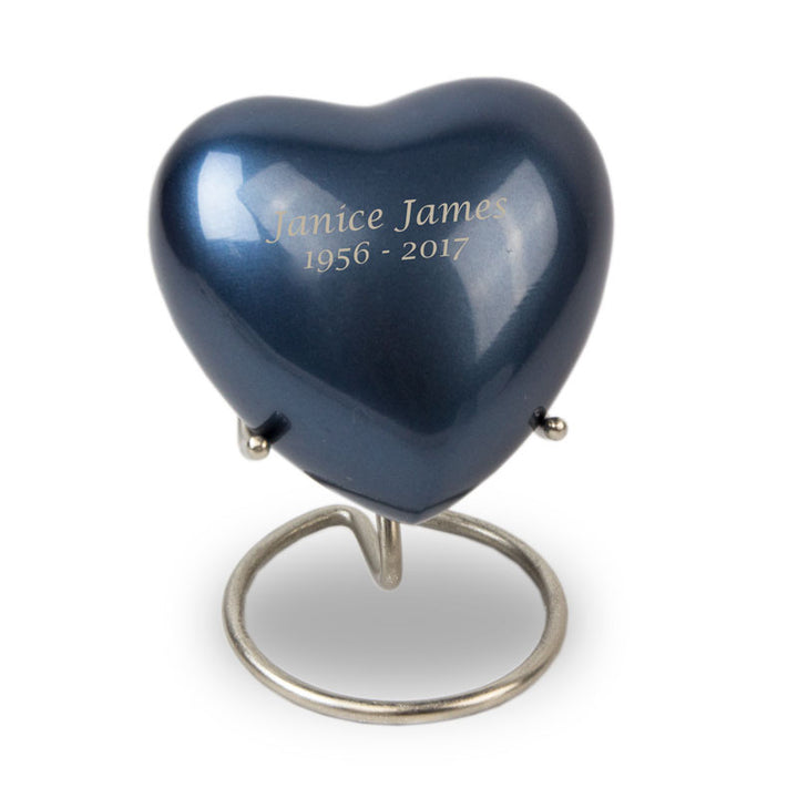 Cremation Heart Keepsakes With Stands - OneWorld Memorials™