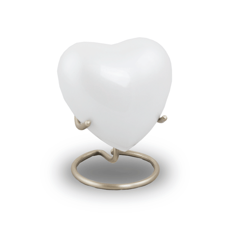 Cremation Heart Keepsakes With Stands - Oneworld Memorials™
