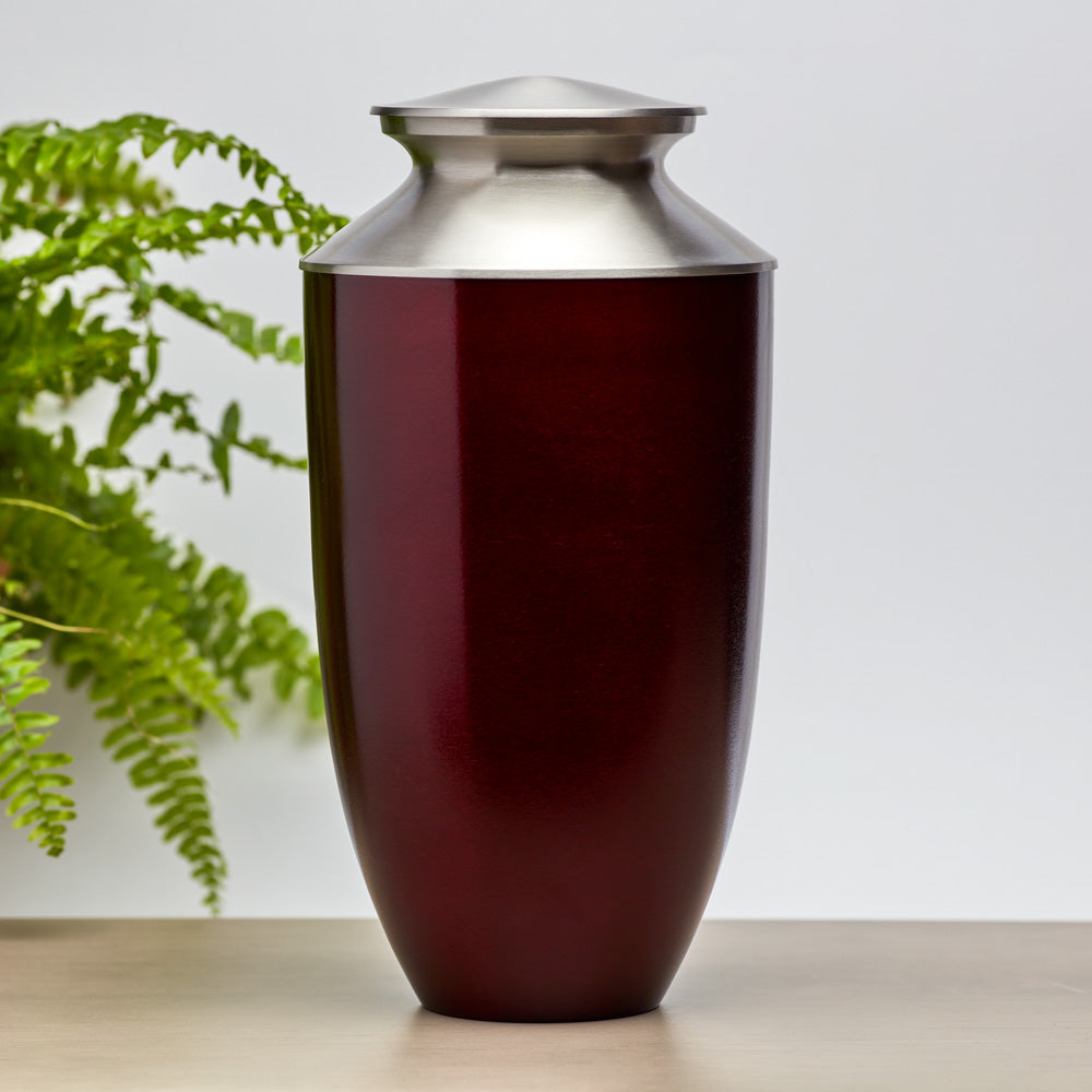 Ruby Red Monterey Cremation Urn | Oneworld Memorials