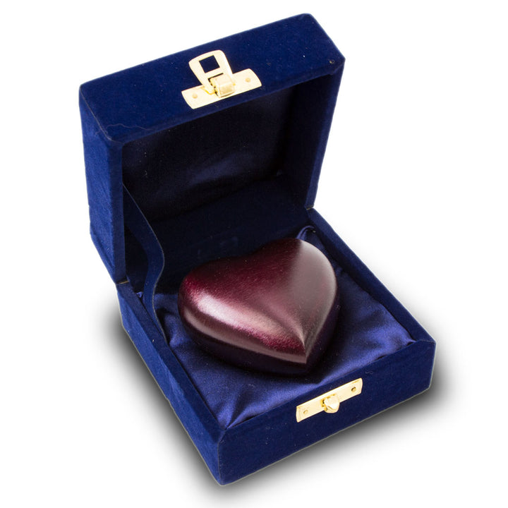 Ruby Red Monterey Keepsake Heart | OneWorld Memorials