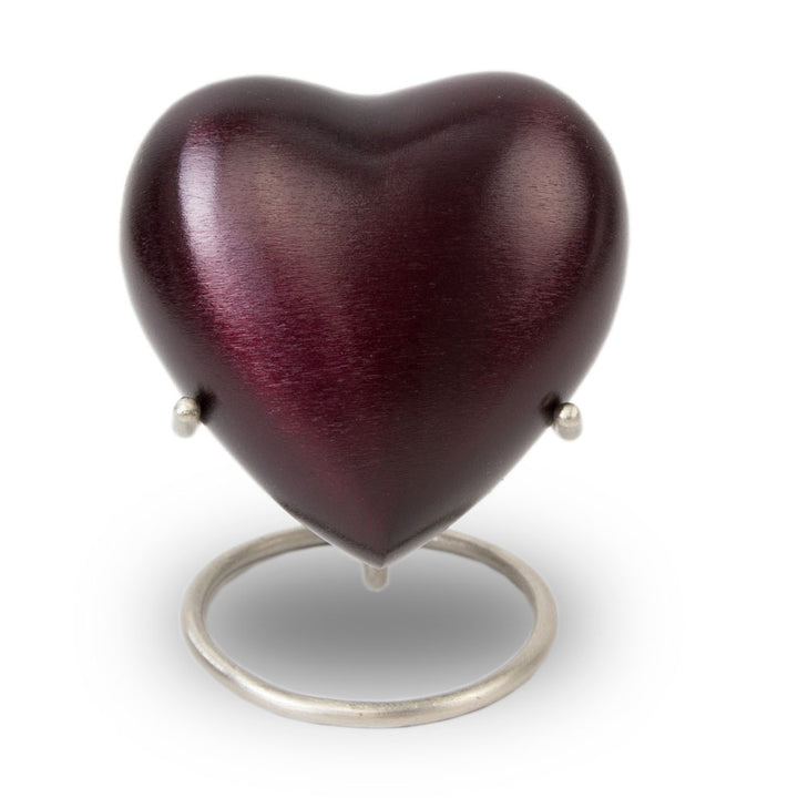 Ruby Red Monterey Keepsake Heart | OneWorld Memorials