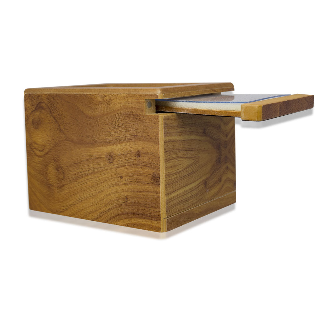Natural Wood Infant Cremation Photo Urn | Oneworld Memorials