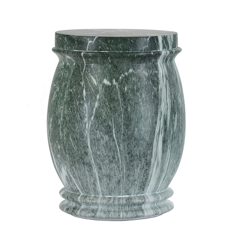 Jade Faux Marble Cremation Urn In Large | OneWorld Memorials
